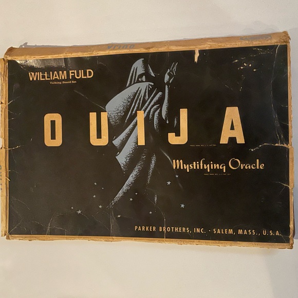 Games | Vintage William Fuld Ouija Board Parker Bros Mystifying Oracle ...